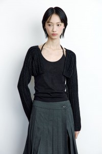 メローウールボレロ（ブラック） | ROUGHNECK | HANA(ハナ)